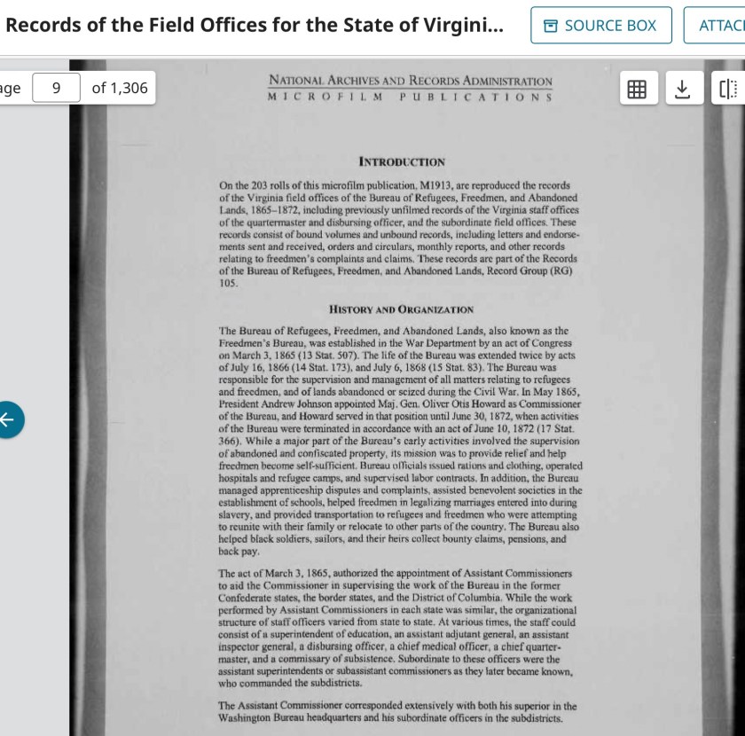 Reconstruction Era Documents and Freedmen Bureau Timeline – Gathering ...